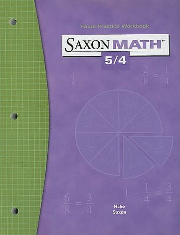 Saxon Math 5/4 Fact Practice Workbook - Walmart Business Supplies