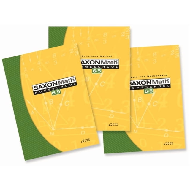 Saxon Math 65 Home Study Kit Third Edition Components Only - Walmart ...