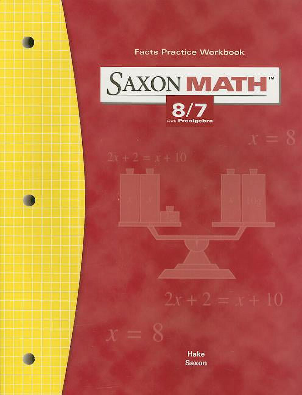 Saxon Math 8/7: Fact Practice Workbook (Paperback) - Walmart.com