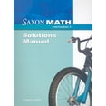 Saxon Math Intermediate 3: Solutions Manual (Paperback) - Walmart.com