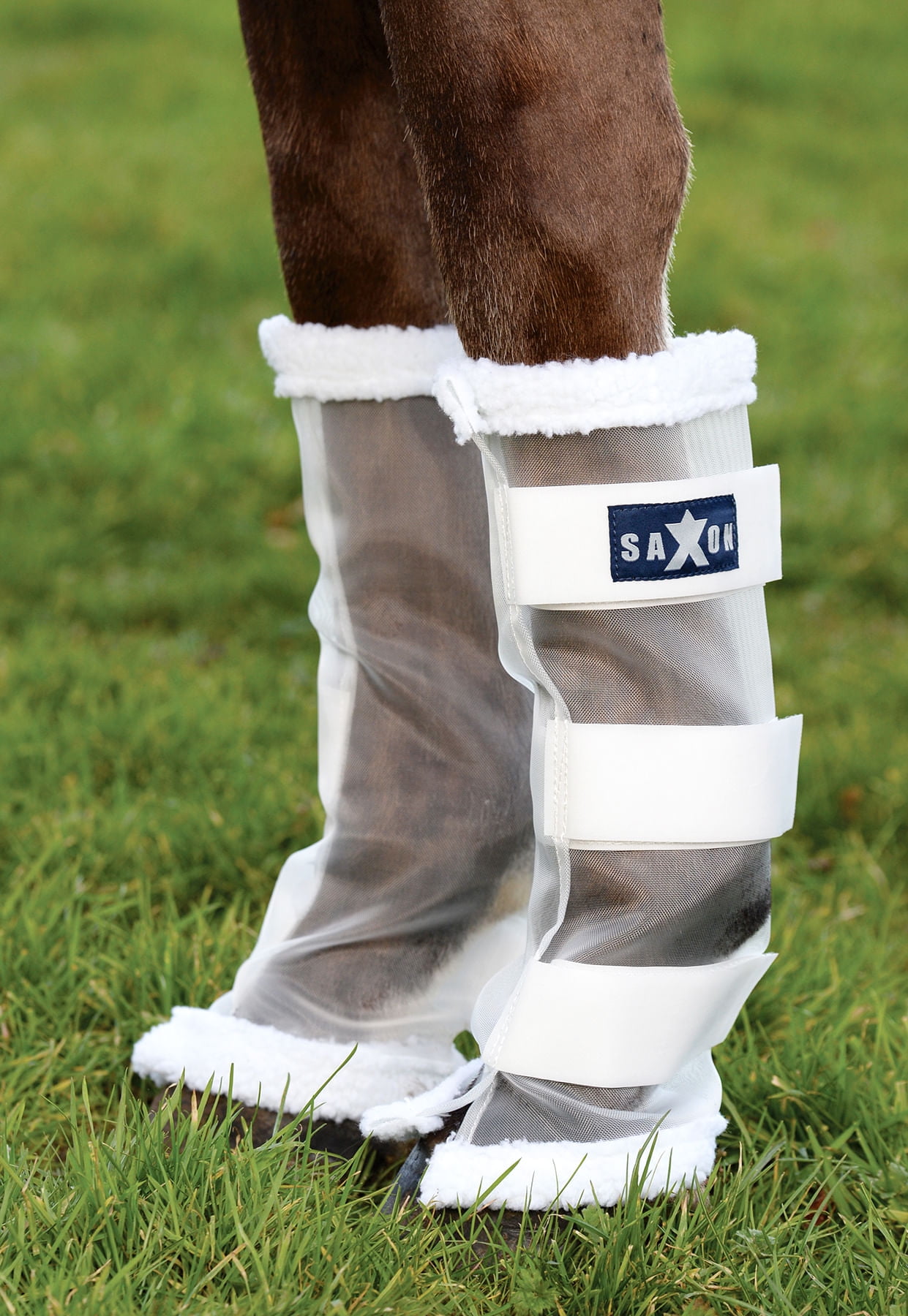Saxon Fly Leg Wraps for Horses | Set of 4 Fly Protection Horse Leg ...