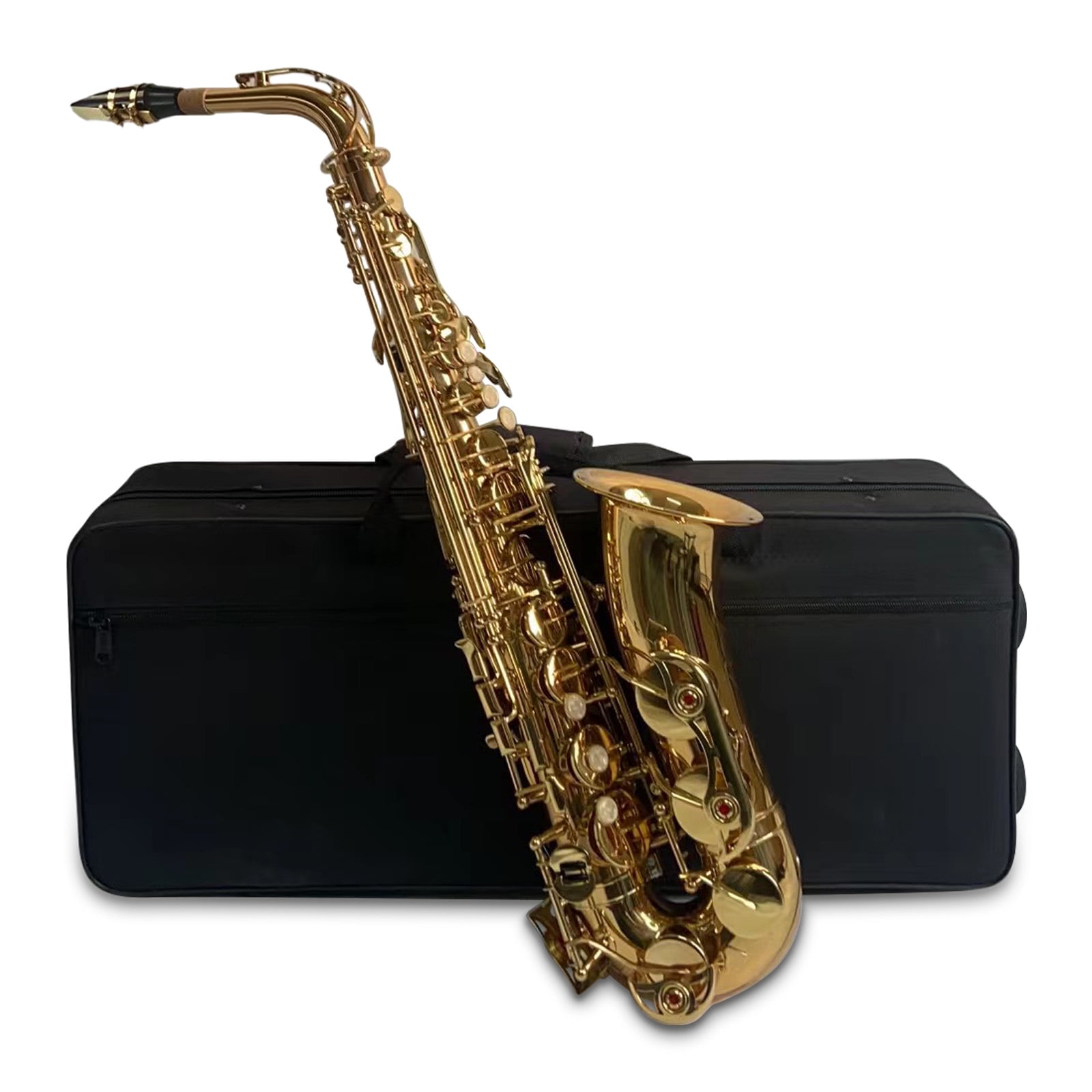 Saxophone,Brush Sax Neck Sax Body White Woodwind With Carry Alto Sax ...