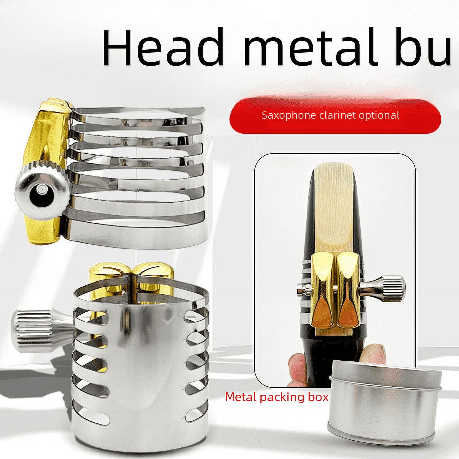 Saxophone Clarinet flute head card Bakelite flute head metal card Alto ...