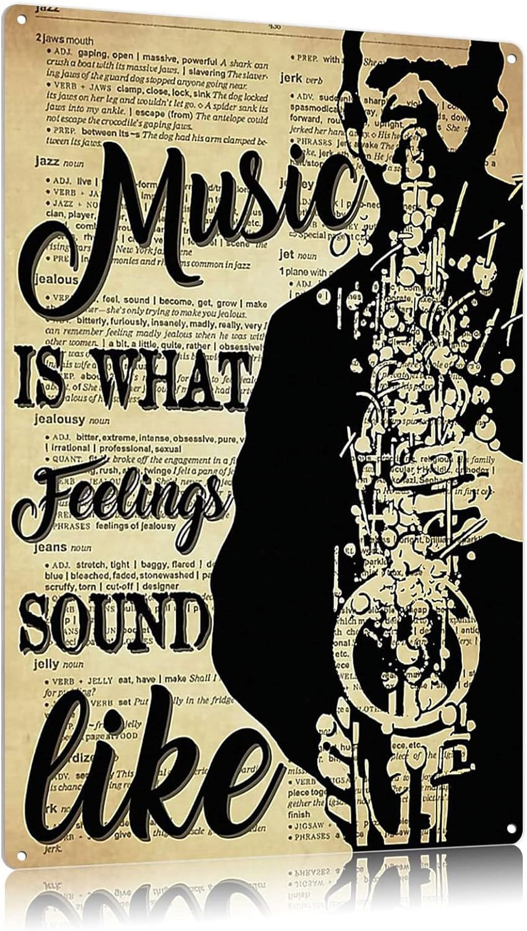 Saxophone Diamond Art Kits for Adults,5D Painting Art Kits Music Is ...