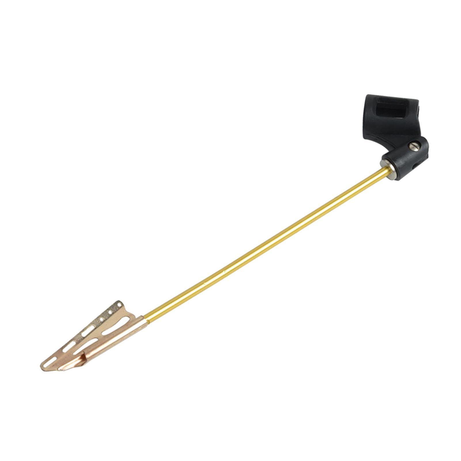 Saxophone Microphone Stand Clip on Holder Mic Mount Cordless ABS ...