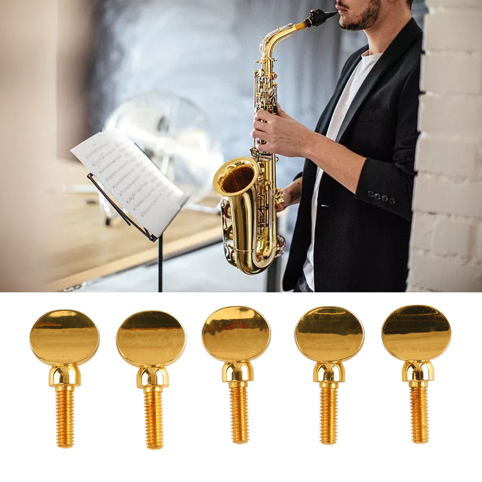 Saxophone Screw, Sax Neck Screw Brass High Hardness For Performance ...