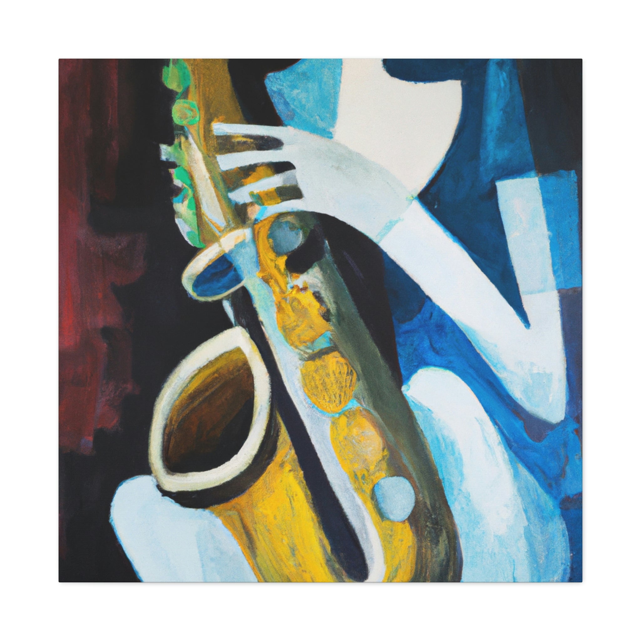 "Saxophone Serenade Expressionism" - Canvas - Walmart.com