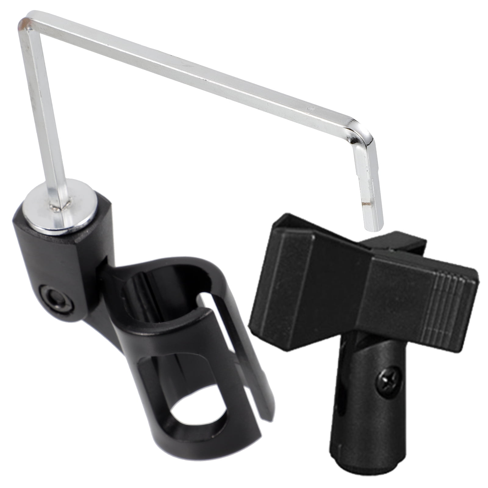 Black Metal Microphone Holder Clip for Sax with Vertical Design and ...