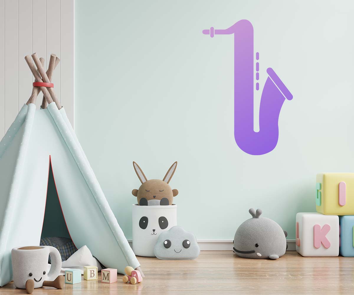 Saxophone Stencil - Art and Wall Stencil (24"x36") - Walmart.com