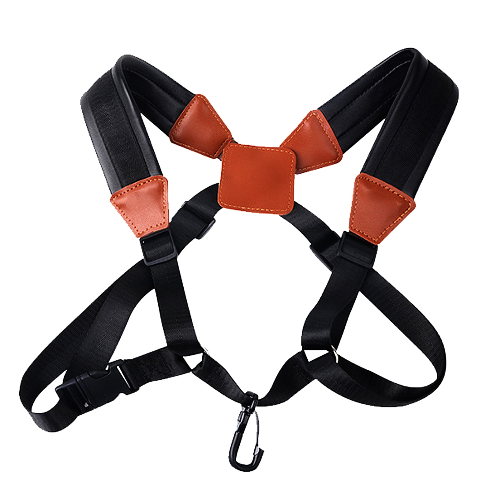 Saxophone Strap,Leather Soprano Alto Sax Adjustable Padded Adjustable ...