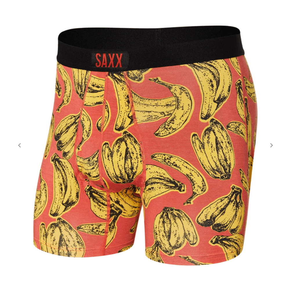 Saxx Ultra Men's Relaxed Fit Boxers - Banana Bunch, Small - Walmart.com