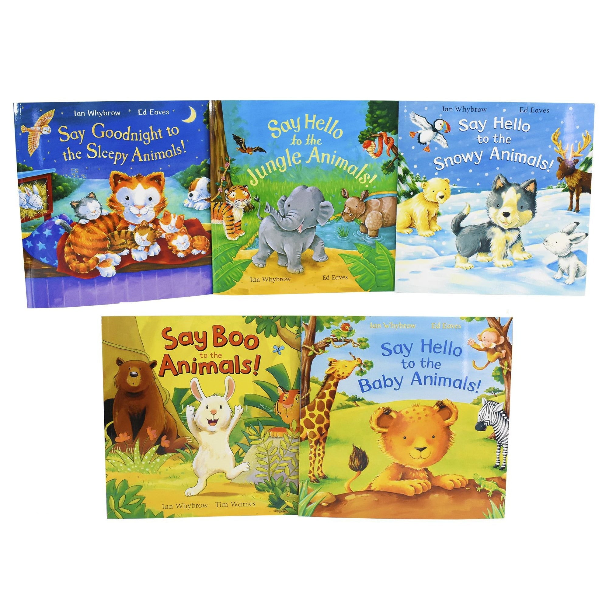 Say Hello To The Animals 5 Books Collection Set - Children Picturebook ...