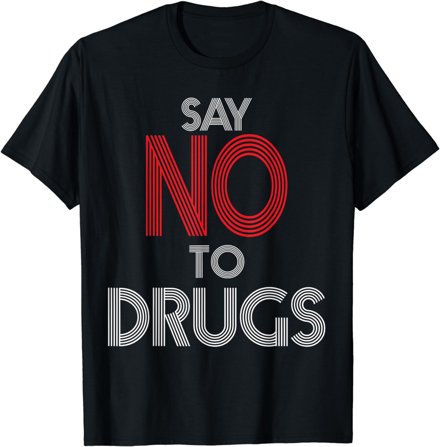 Say No To Drugs Red Ribbon Week Awareness T-Shirt - Walmart.com