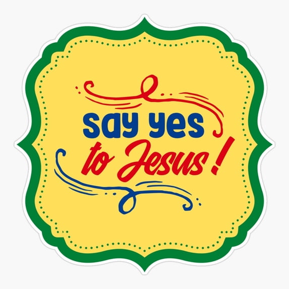 Say Yes To Sticker - Walmart.com