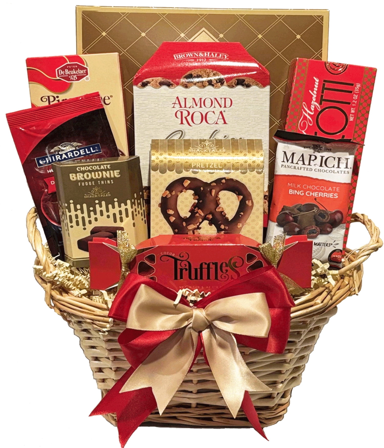 Delight Expressions Gourmet Chocolate Gift Basket, Truffles, Wafers ...