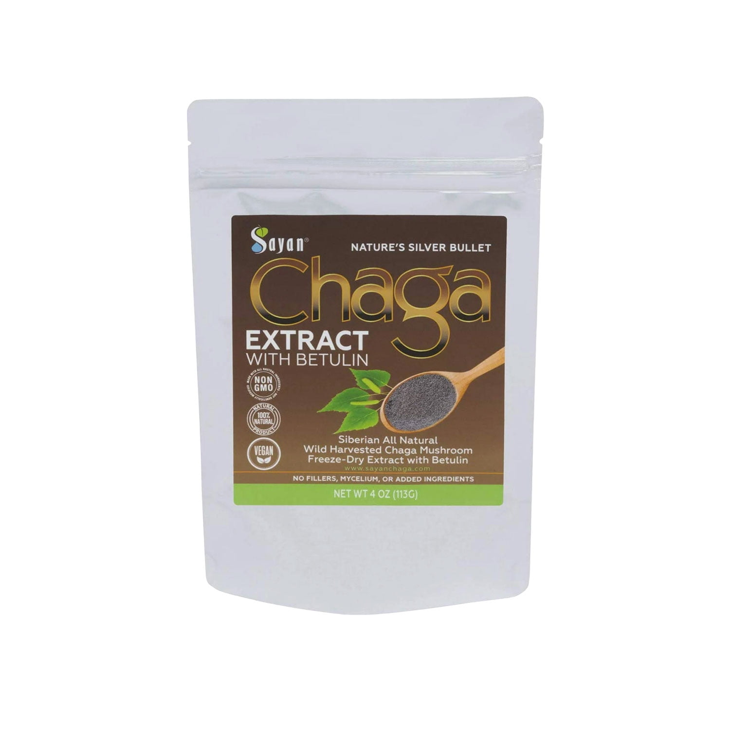 Sayan Siberian Chaga Mushroom Tea, Caffeine Free Tea W/Betulin Birch ...