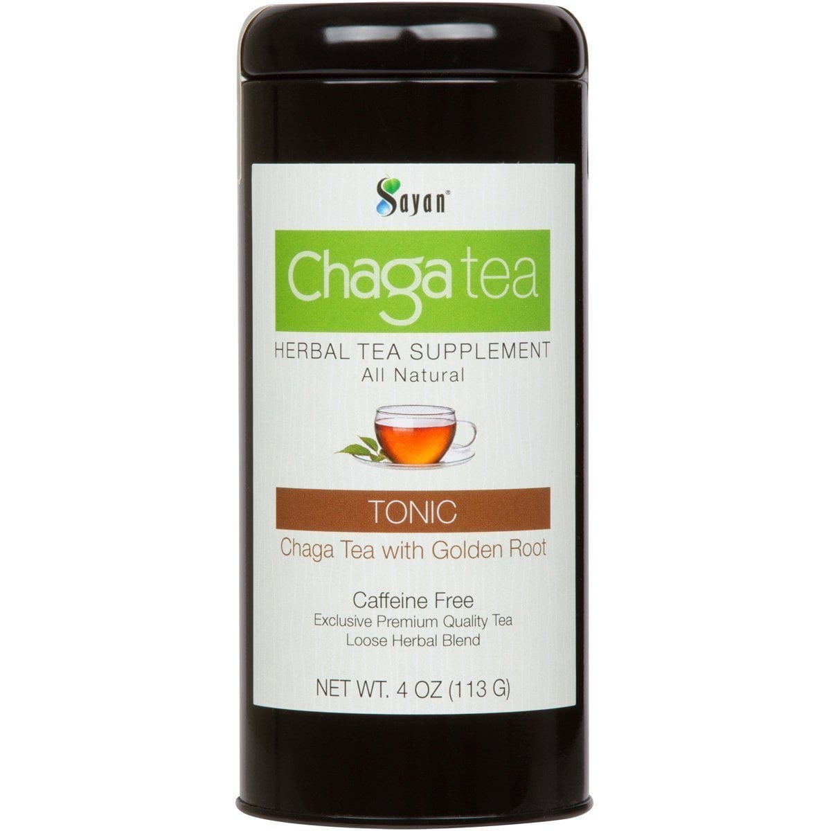 Sayan Siberian Chaga Mushroom Tea, Caffeine Free Loose Tea W/Golden Root (4 Oz) - Walmart.com