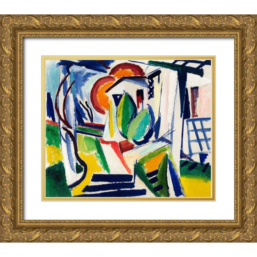 Sayen, Henry Lyman 14x12 Gold Ornate Wood Framed with Double Matting ...