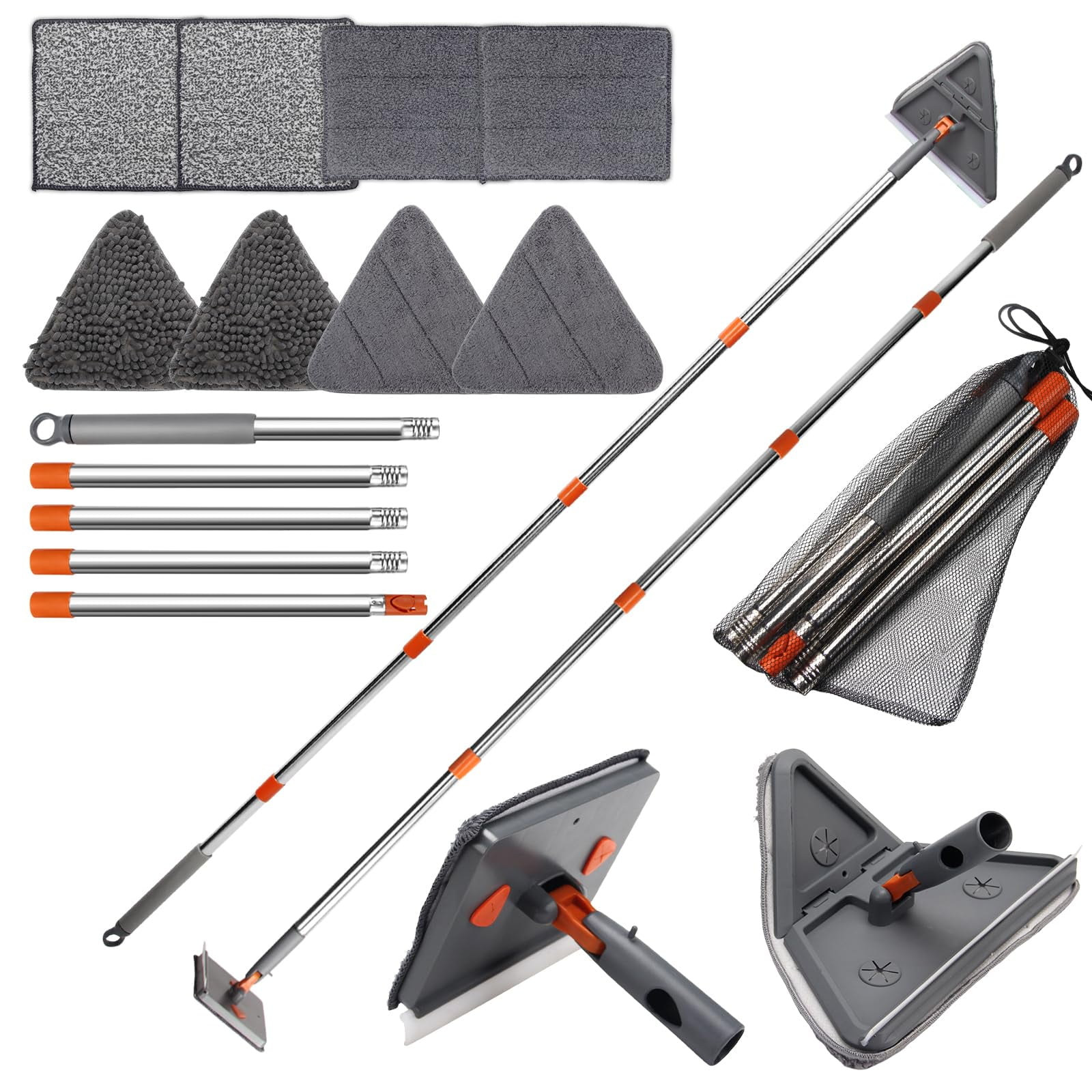 Sayene Baseboard Cleaner Tool with Long Handle,Wall Cleaner mop with ...