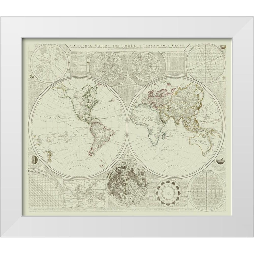 Sayer 17x15 White Modern Wood Framed Museum Art Print Titled ...