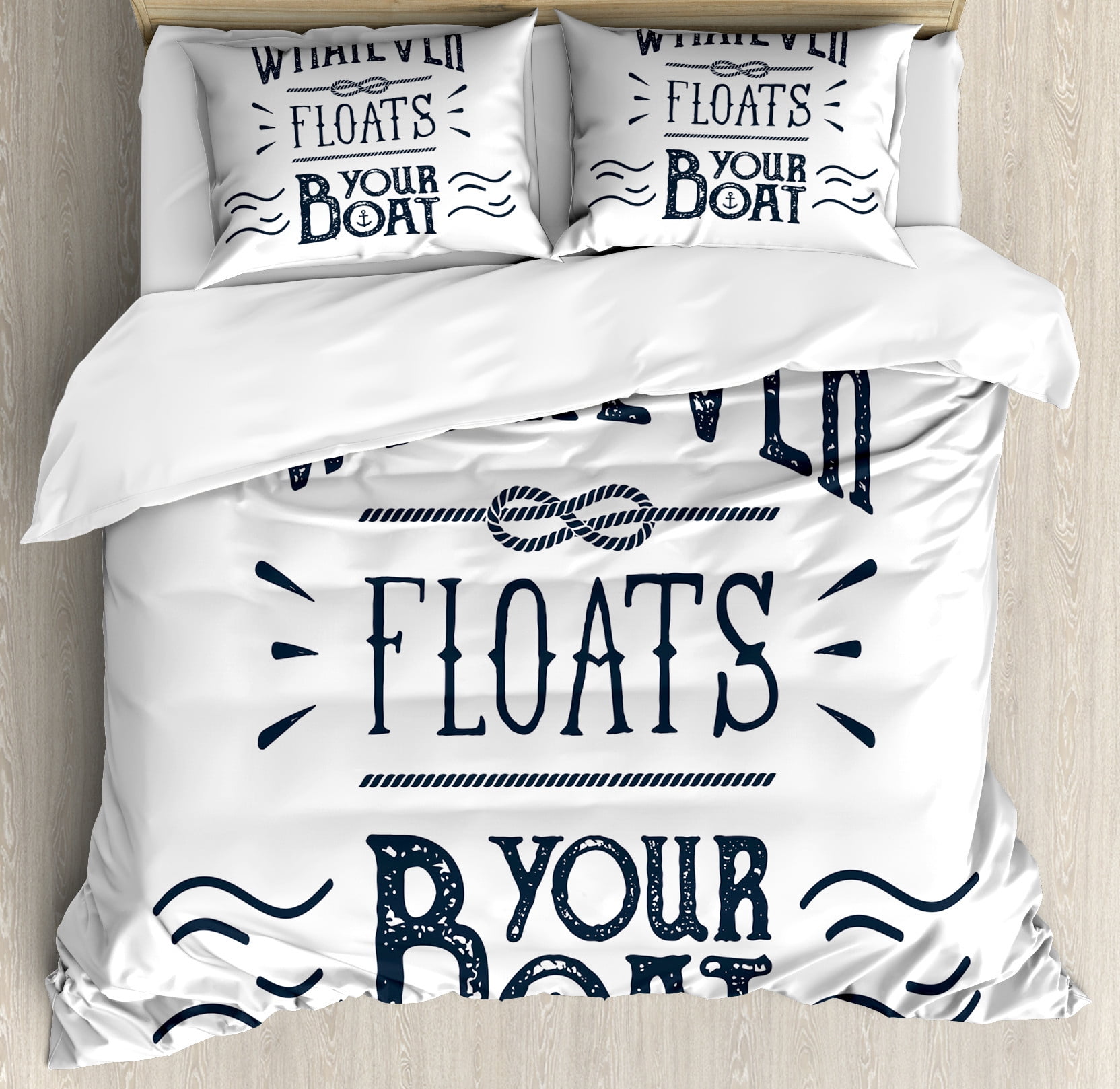 Saying Duvet Cover Set, Whatever Floats Your Boat Psychological ...