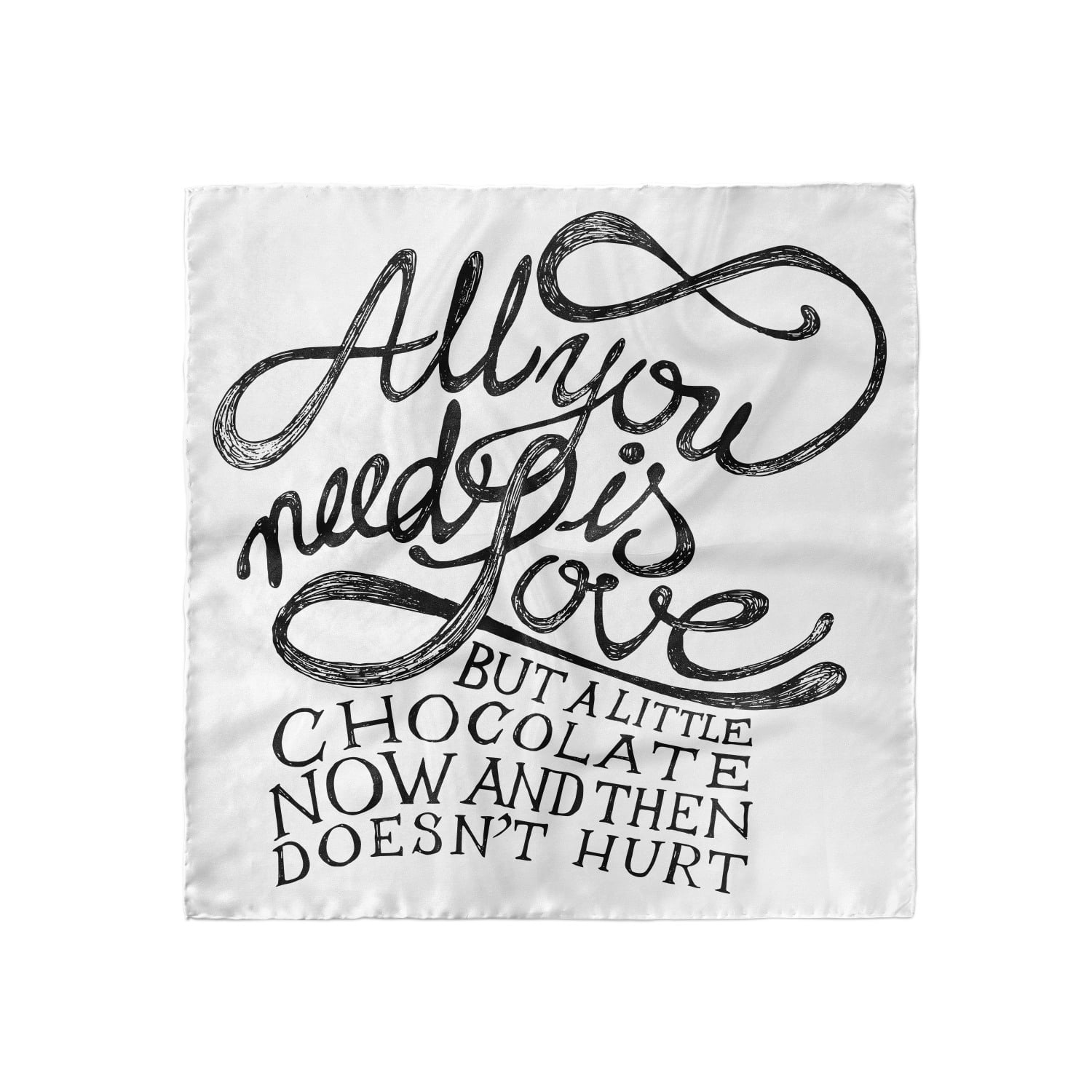 Saying Head Scarf, Motivational Word, Head Wrap, 3 Sizes, by Ambesonne ...