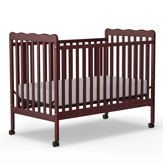 Saylike Baby Crib, 3-in-1 Convertible Crib Wood Full Size Toddler Bed ...