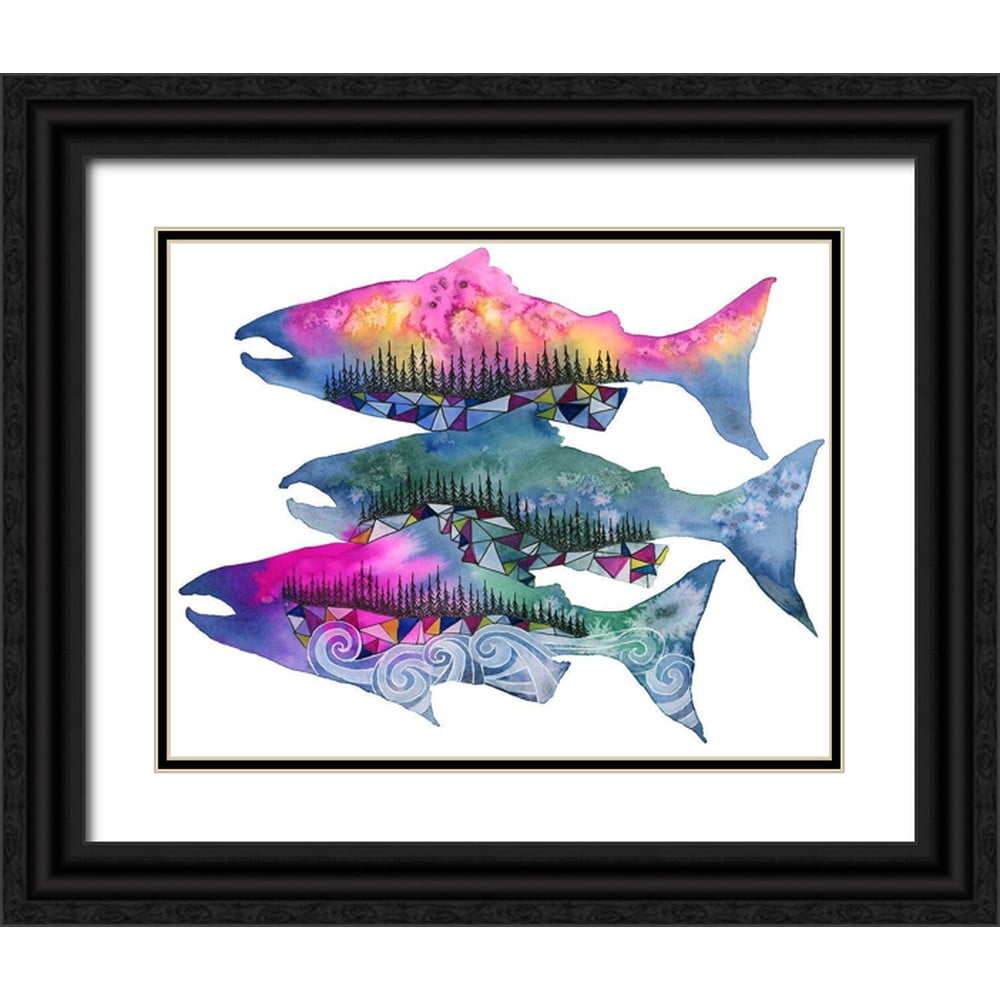 Saylor, Jeannine 18x15 Black Ornate Wood Framed with Double Matting ...