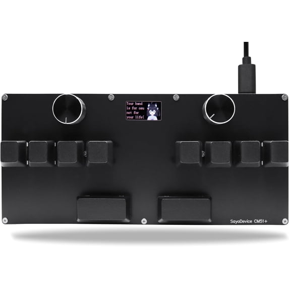 SayoDevice CM51+ Keyboard for OSU!?djmax... Rhythm with GATERON Hall ...