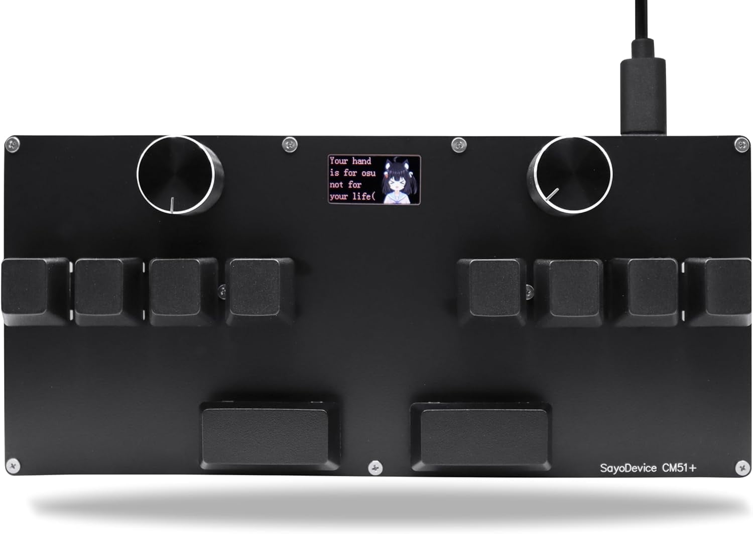 SayoDevice CM51+ Keyboard for OSU!?djmax... Rhythm with OUTEMU Hall ...