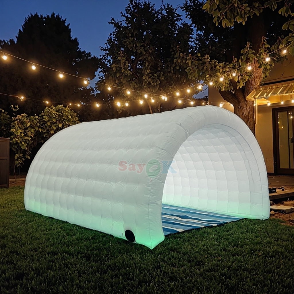 Sayok Outdoor 16.5x10x10ft LED Inflatable Tunnel Tent for Sports ...