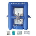 Sayok Inflatable Cash Cube Booth 5.9x8.2ft, Home Use Blue Money Grab ...