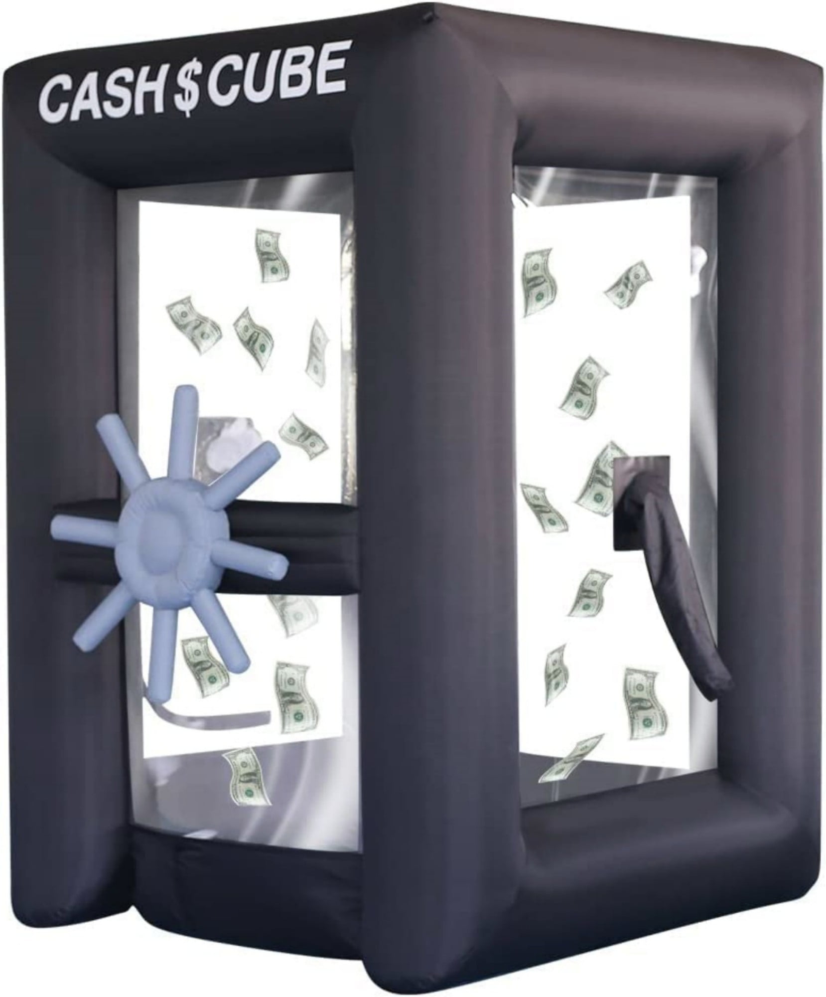 Free Shipping! Sayok 5.9x8.2ft Inflatable Cash Cube Booth (without Blower), Black Inflatable ...