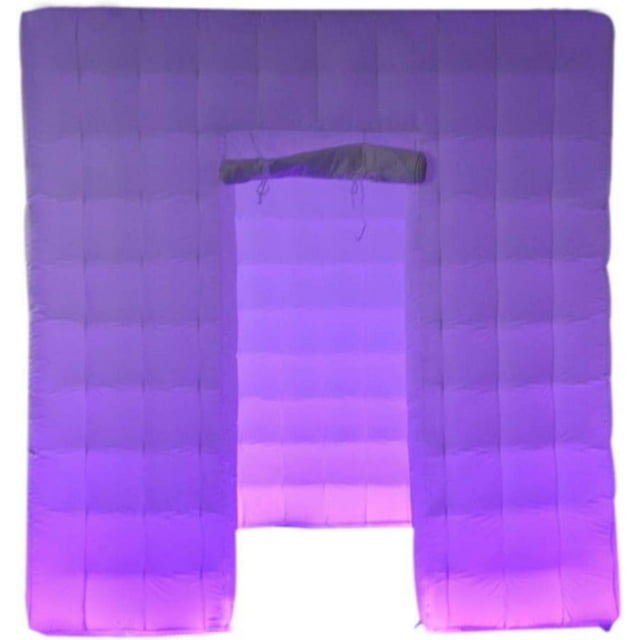 Sayok 8.2ft Inflatable Photo Booth Enclosure with Blower, White LED ...