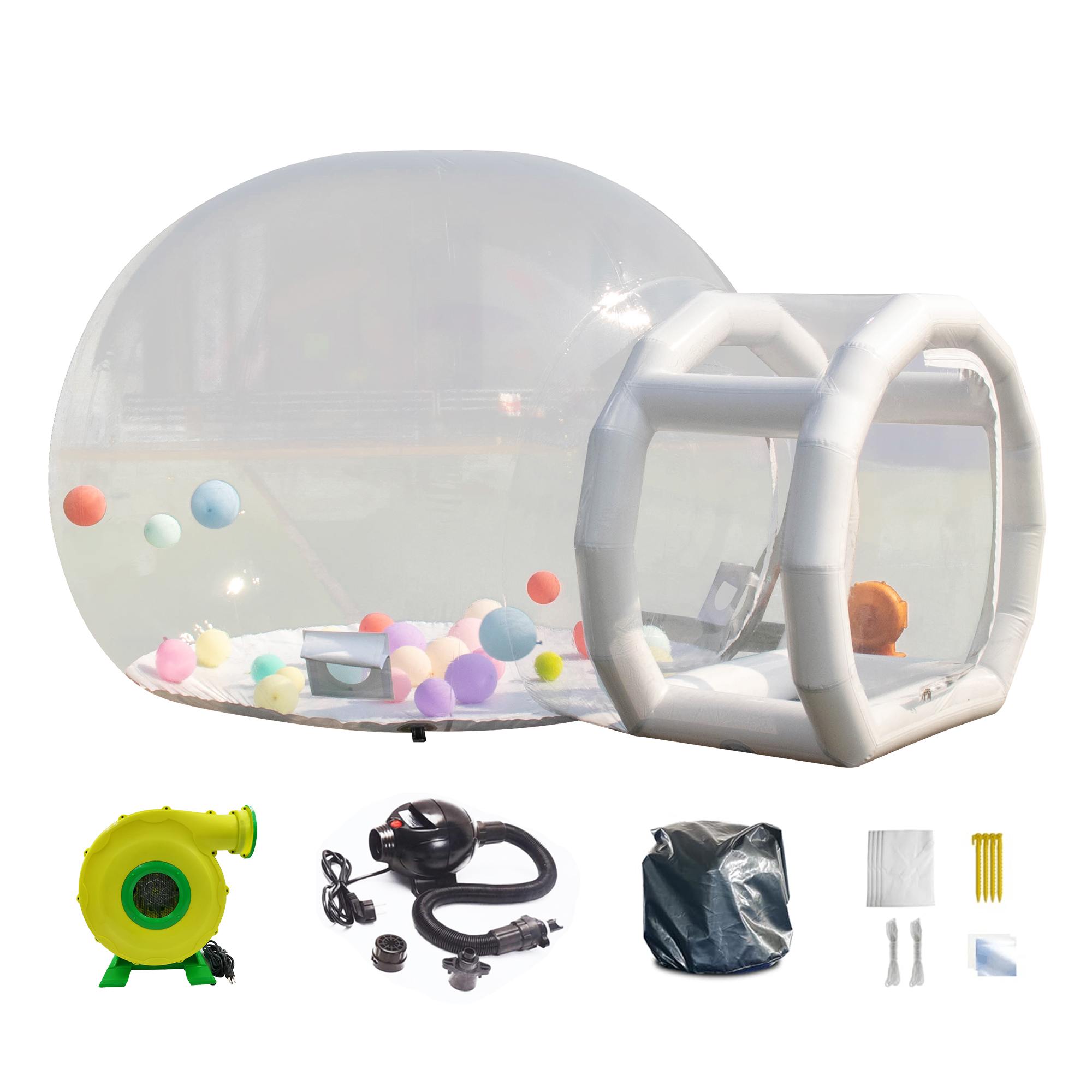 Sayok Inflatable Bubble Balloon Dome Clear Bubble Tent with Air Pump ...