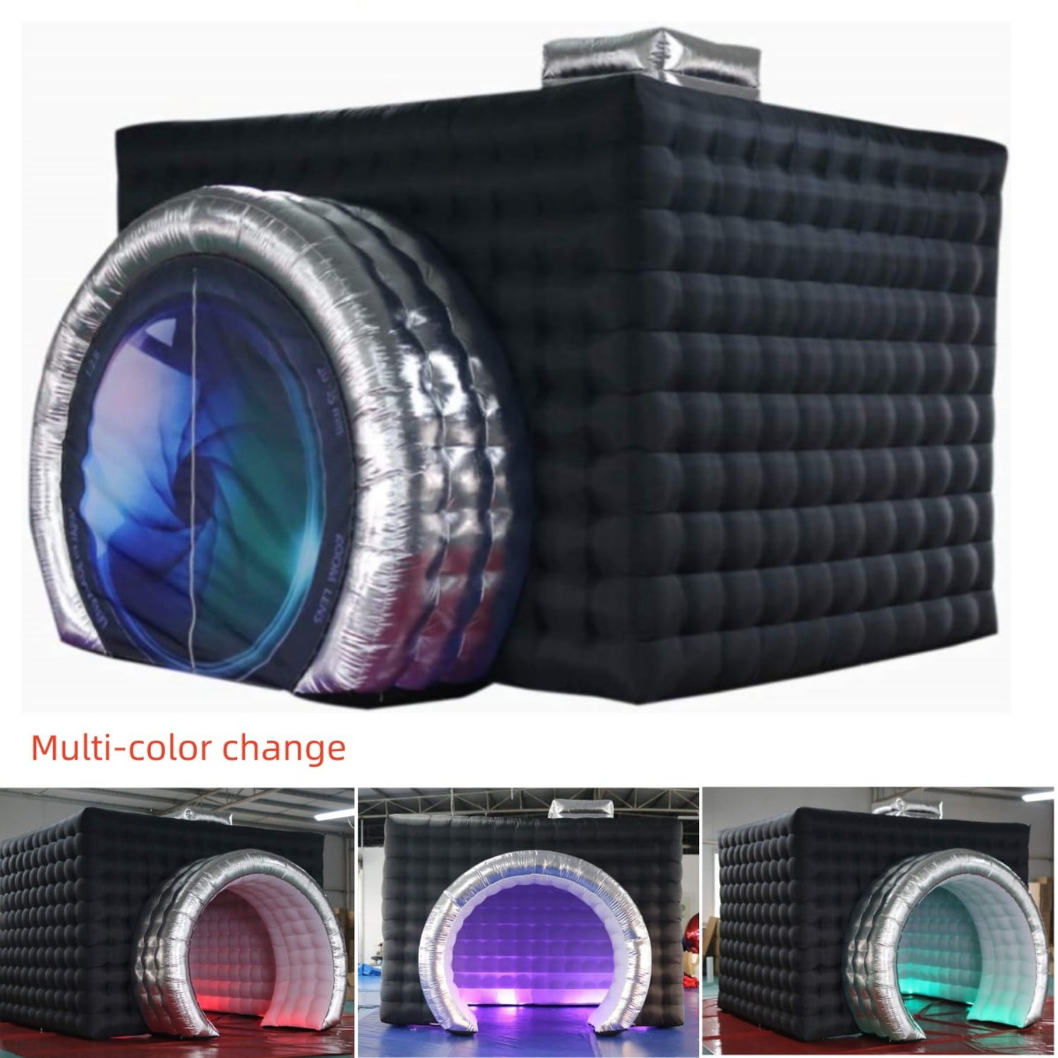 Sayok Inflatable Lighting Camera Photo Booth Curtain Enclosure 11.5ft ...