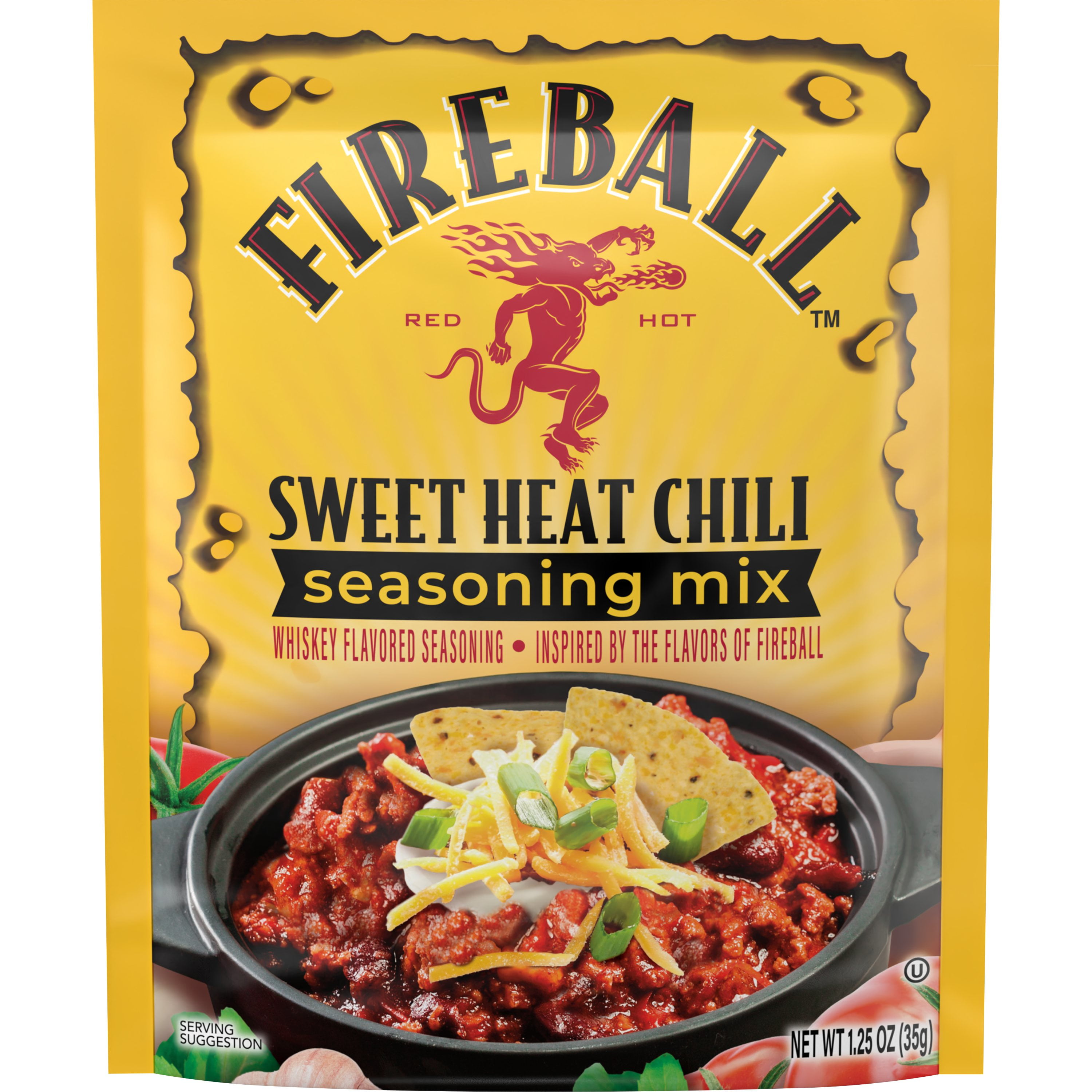 Fireball Sweet Heat Chili Seasoning Mix 1.25 oz