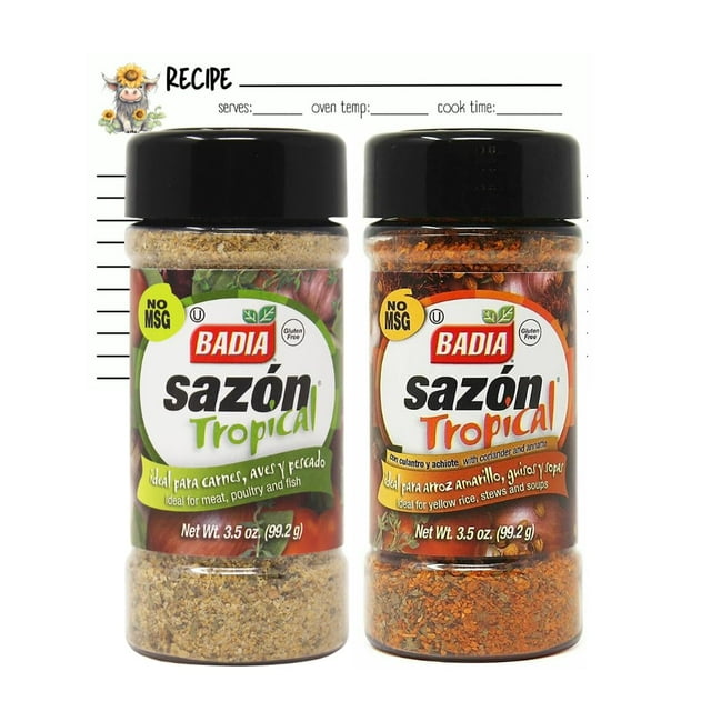 Sazon Tropical Seasoning Variety Bundle 2 Pack, 3.5 oz. Each - Walmart.com