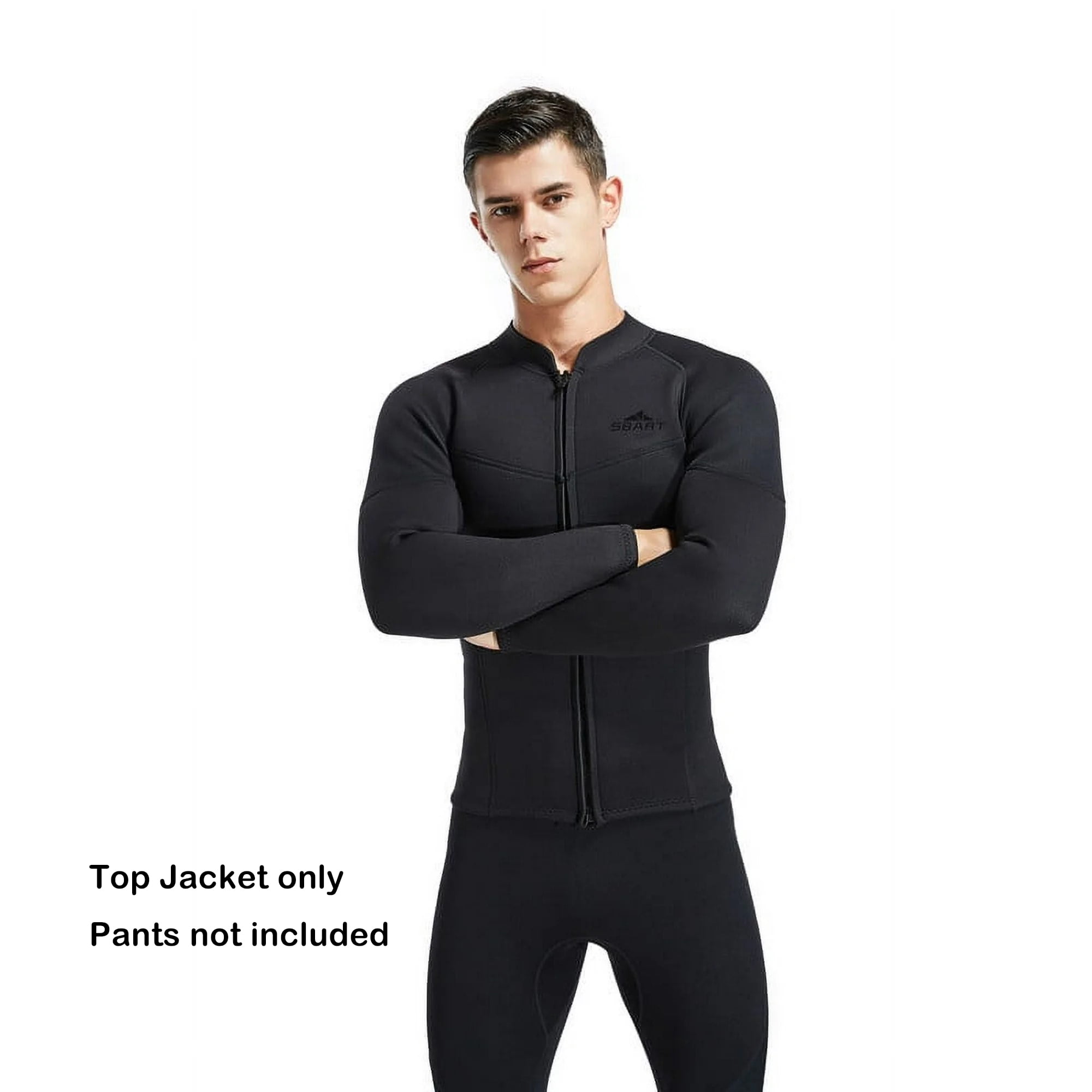 Sbart Wetsuits Pants Long 3mm Neoprene Top Jacket Keep Warm for Water ...
