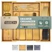 Royal Craft Wood Bamboo Kitchen Drawer Organizer, Expandable 6â€“8 Slot ...