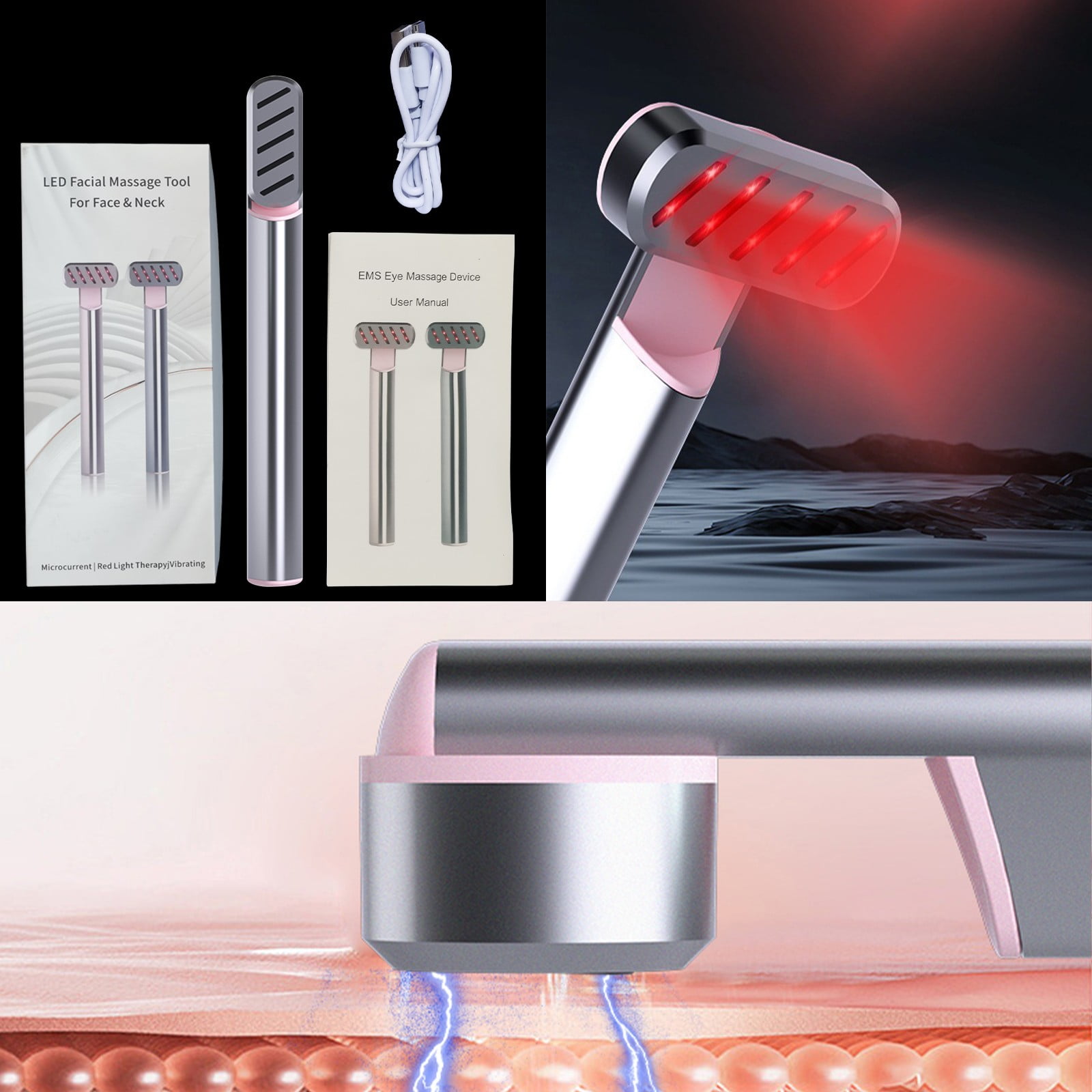 SblSag USB Charging Mini Vibrating Function Metal+PC Material Household ...