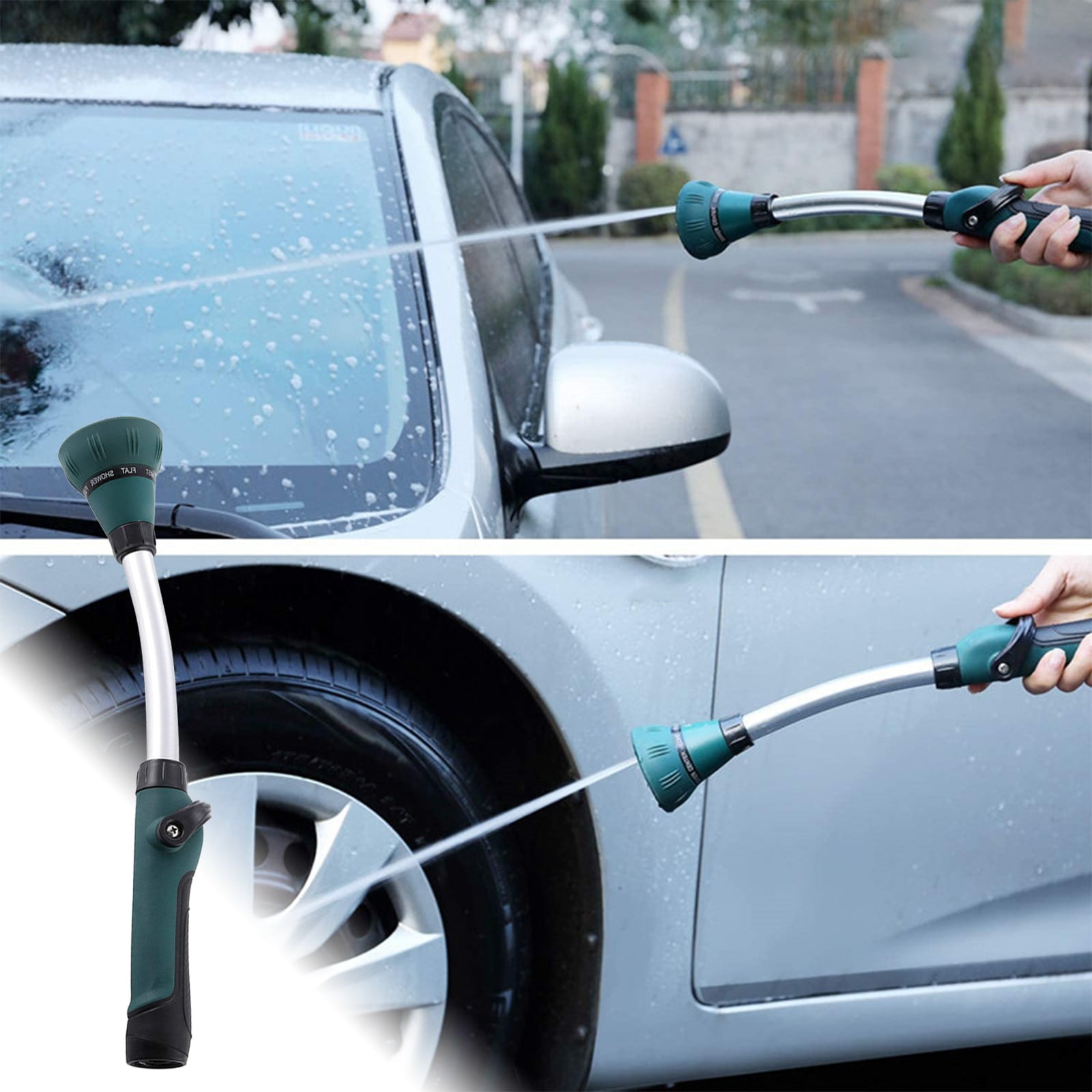 Sbnonk 8 Function Metal Car Washing Water Guns Adjustable High-pressure ...