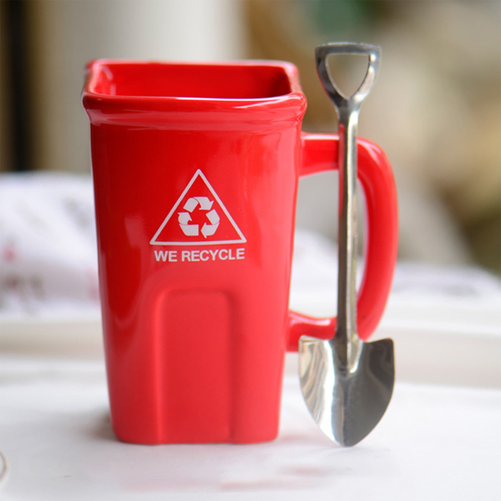 Sbnonk Trash Can Cups Toilet Style Ceramic Coffee Mugs Women Quirky ...