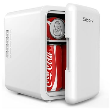 Personal Chiller Mini Fridge Small Space Cooler, White Marble - Walmart.com