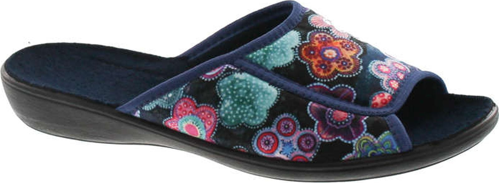 Sc Home Collection Womens 160 Open Toe Low Wedge Flower Print House ...