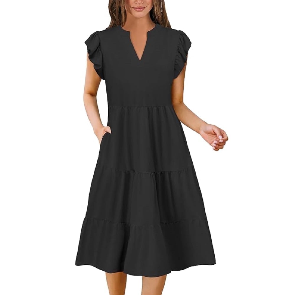 Scacto Summer Dresses for Women Elegant Classy Casual Spring Midi ...