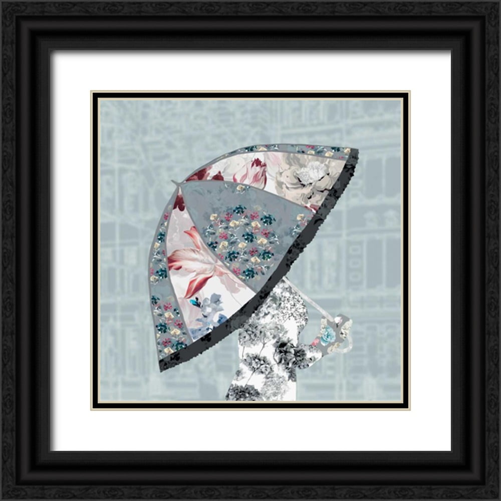 Scaffardi, Sally 15x15 Black Ornate Wood Framed with Double Matting ...