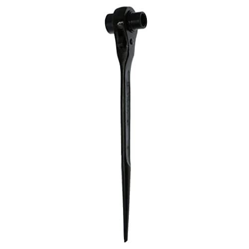 Scaffold Podger Ratchet Wrench Spanner with Double Socket, Black, Black ...