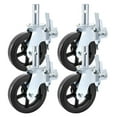 Scaffolding Caster Wheels 8x2 Inch (4 Pack) - 1100LBS Heavy Duty Swivel ...