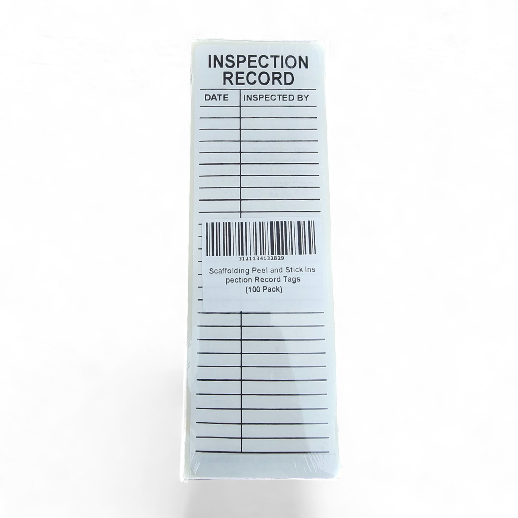 Scaffolding Peel and Stick Inspection Record Tags (100 Pack) - Walmart.com